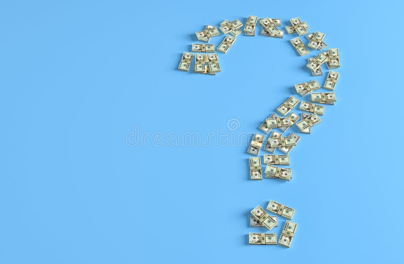 Bills Due and Questions Illustration Stock Illustration - Illustration ...