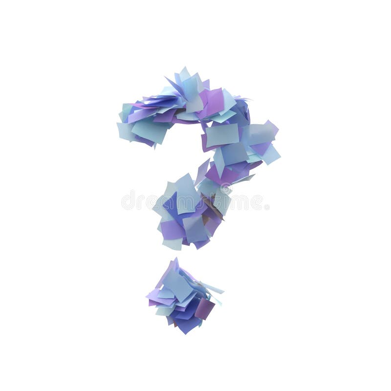 Question Mark Made of Paper Stock Photo - Image of crisis, heap: 264514084