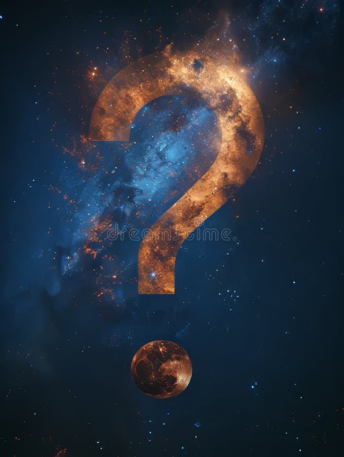Question Mark Made Stars Galaxy Stock Photos - Free & Royalty-Free ...
