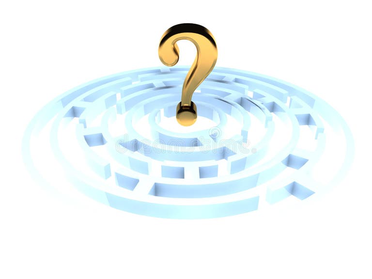 Question Mark Maze Find Answer Stock Illustrations – 120 Question Mark ...