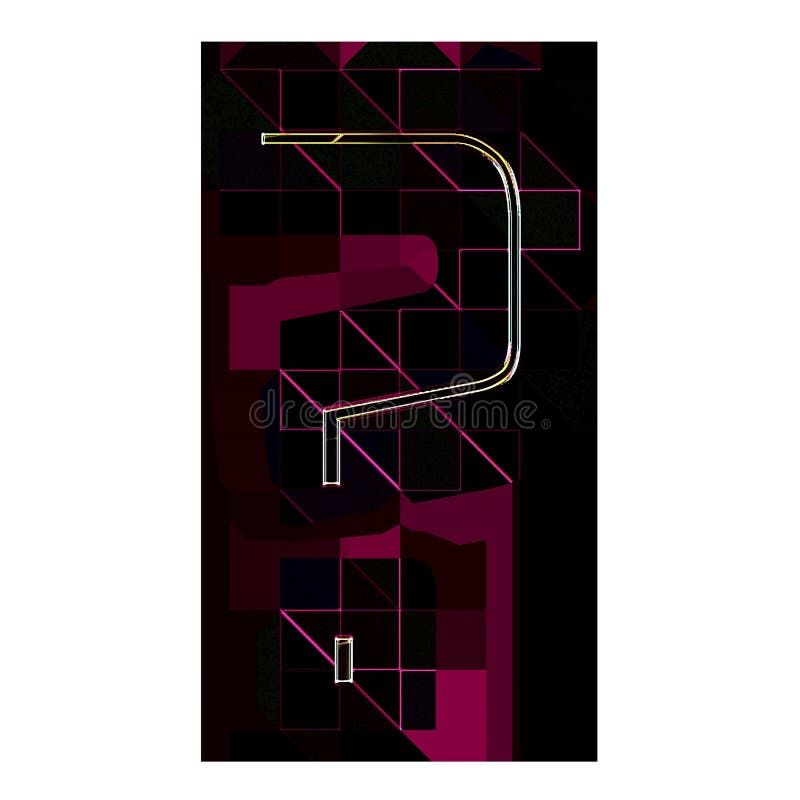 Question Mark Design Light in the Dark Stock Illustration ...