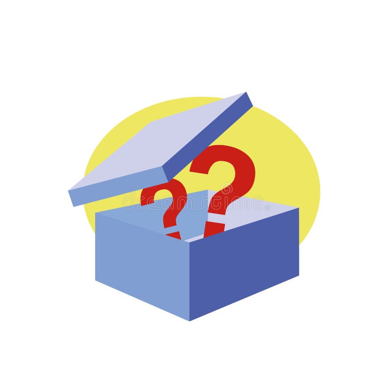 Question Mark Inside Box Concept Stock Illustrations – 256 Question ...