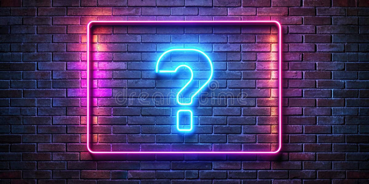 Question Mark Neon Stock Illustrations – 2,841 Question Mark Neon Stock ...