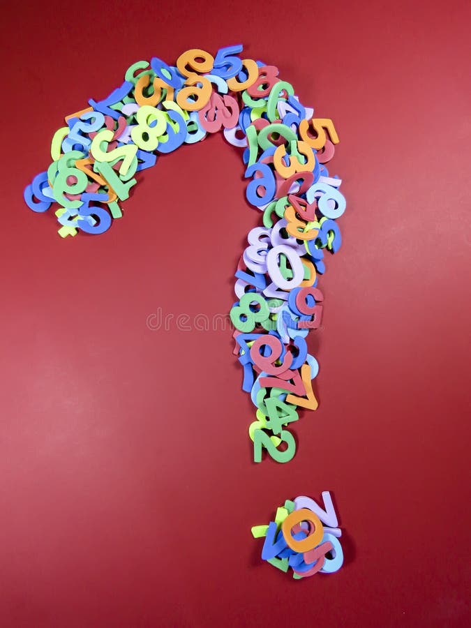Question the numbers stock image. Image of money, retro - 5087217