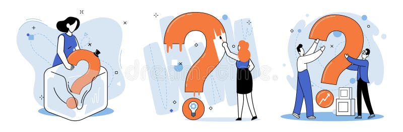 Question Mark, Obtaining Information of Interest. FAQ Help. Problem and ...