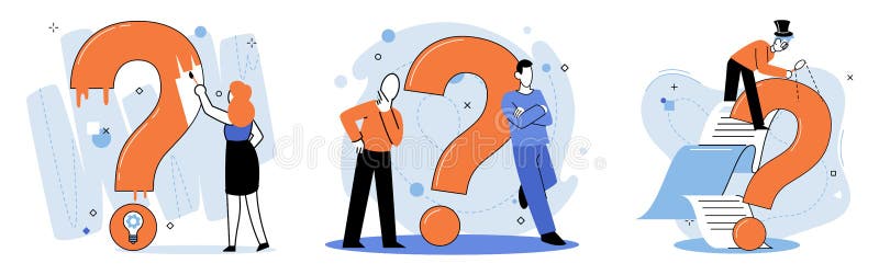 Question Mark, Obtaining Information of Interest. FAQ Help. Problem and ...