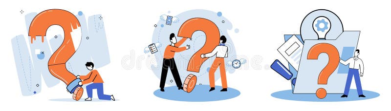 Question Mark, Obtaining Information of Interest. FAQ Help. Problem and ...