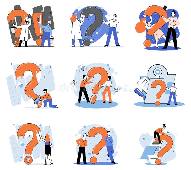 Question Mark, Obtaining Information of Interest. FAQ Help. Problem and ...