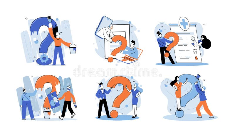 Question Mark, Obtaining Information of Interest. FAQ Help. Problem and ...