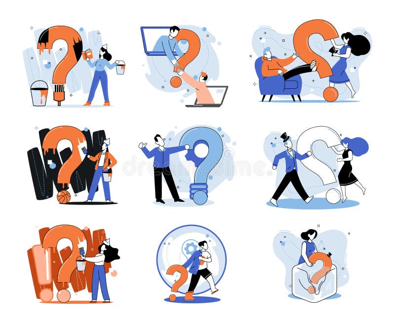 Question Mark, Obtaining Information of Interest. FAQ Help. Problem and ...