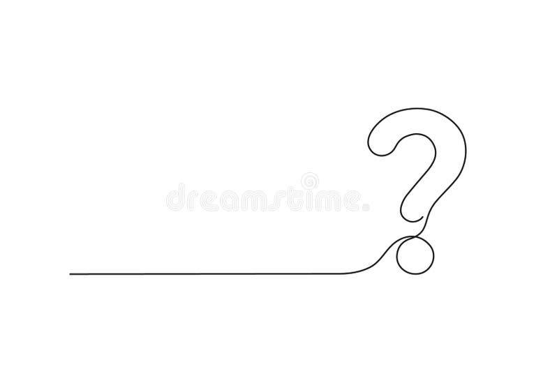 Question Mark Simple Frame Stock Illustrations – 519 Question Mark ...