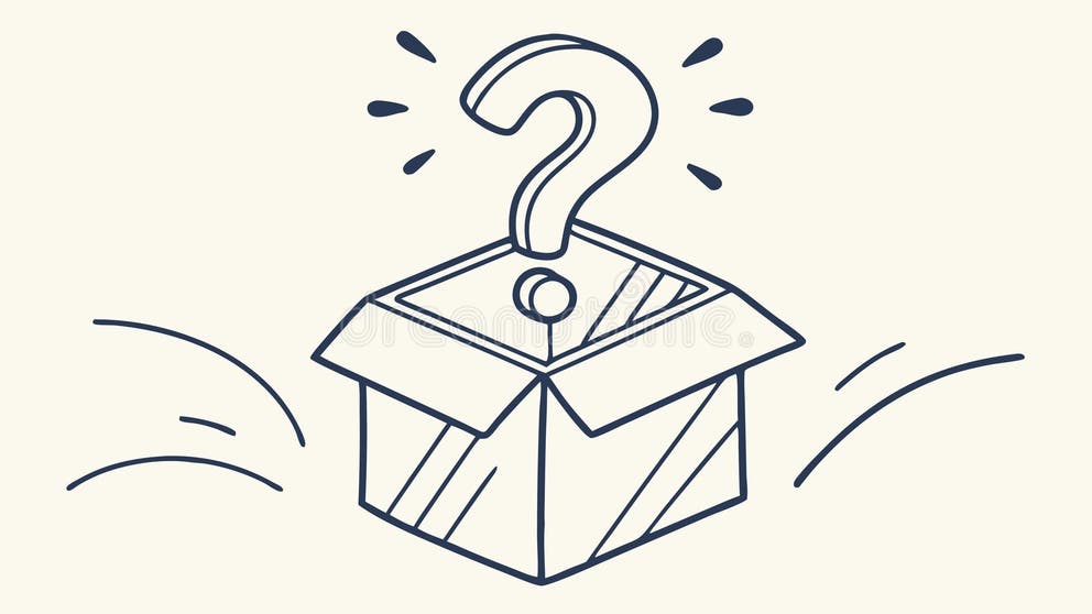 Conceptual Mystery Box Stock Illustrations – 622 Conceptual Mystery Box ...