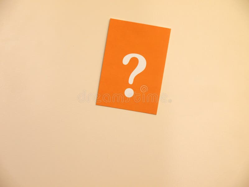 Question mark stock photo. Image of information, orange - 31891584