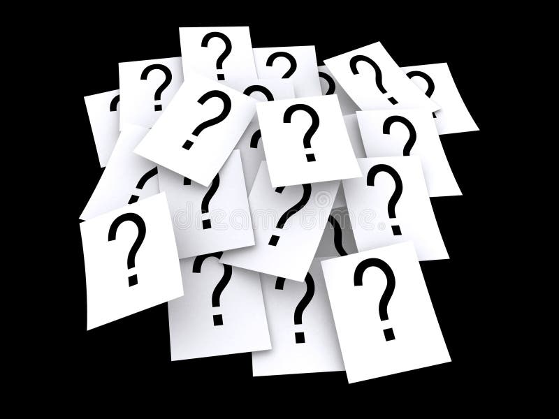 Mystery Box Question Mark in White Carton Stock Vector - Illustration ...