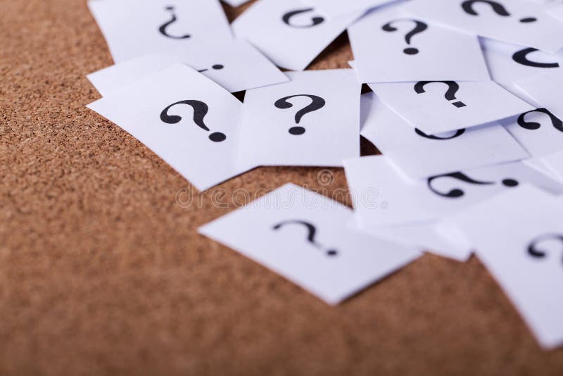Question Mark Paper stock image. Image of black, mark - 71387477