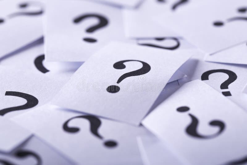 Paper Question Mark stock image. Image of problem, gradient - 71387393