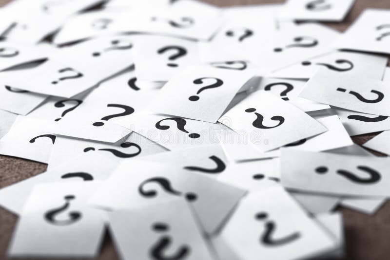 Paper Question Mark stock photo. Image of outstanding - 71384454