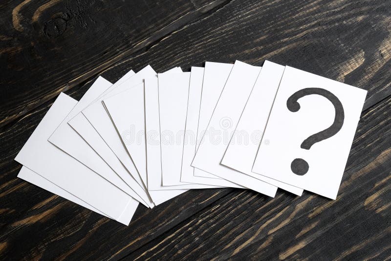 Question mark on paper stock image. Image of education - 74755617