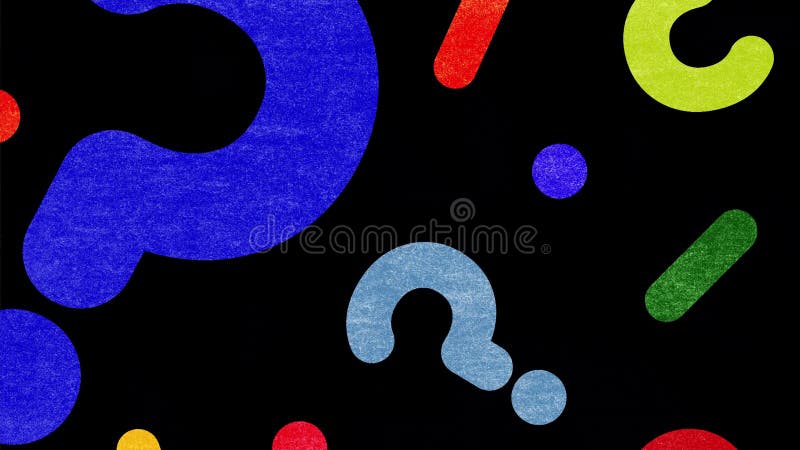 Question Mark Pattern Background with Texture 4K Stop Motion Video ...
