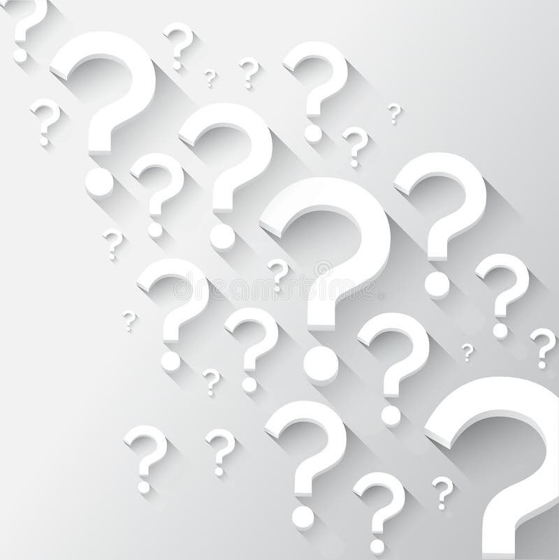 Question Mark Pattern in Grey and White Stock Vector - Illustration of ...