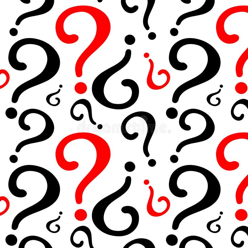 Question Mark Pattern Stock Illustrations – 11,400 Question Mark ...
