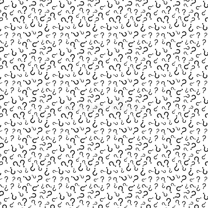 Question mark pattern stock vector. Illustration of pattern - 77171195