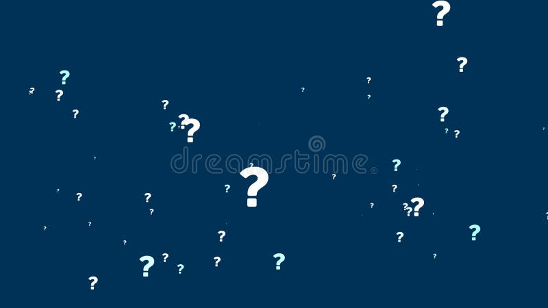 Question Mark Popping Time Remap Animation Blue Gradient Background ...