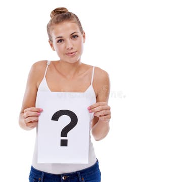 Question Mark Female Stock Illustrations – 7,023 Question Mark Female ...