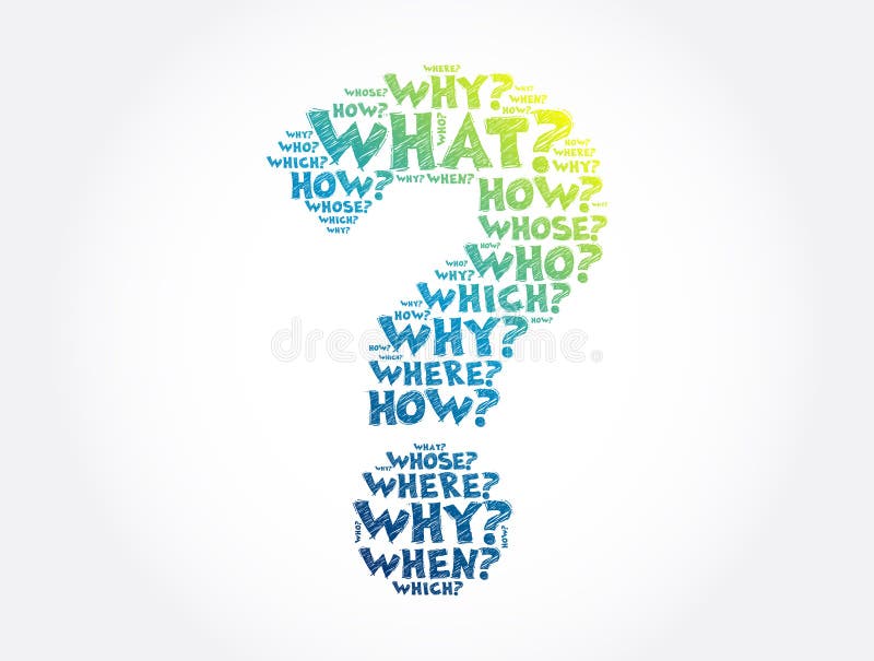 Question Words Black Background Stock Illustrations – 276 Question ...