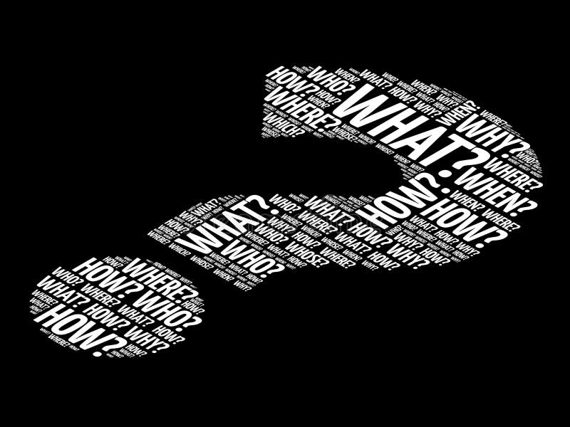 Question Mark Question Words Stock Illustrations – 1,072 Question Mark ...