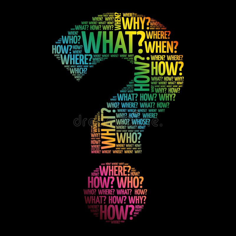 Question Mark Question Words Stock Illustrations – 1,072 Question Mark ...