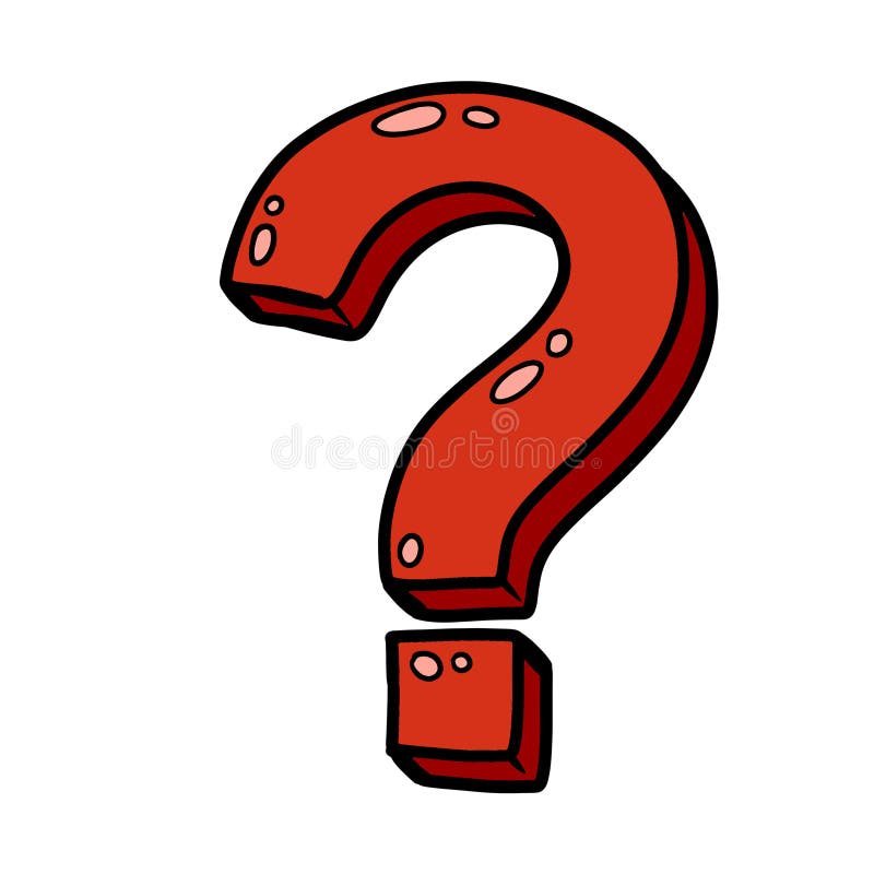 Hand Drawn Red Question Mark Stock Illustrations – 495 Hand Drawn Red ...