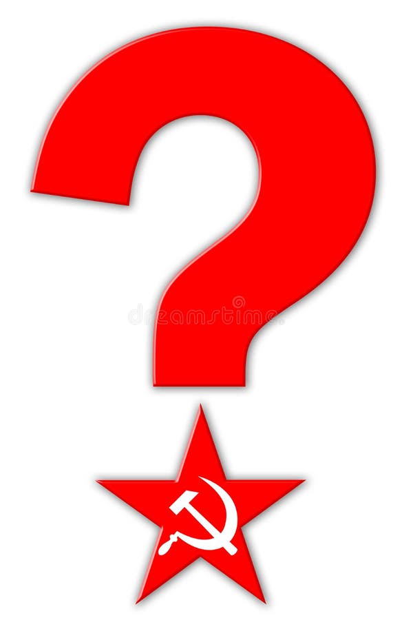 Question Mark with Red Star Stock Illustration - Illustration of help ...