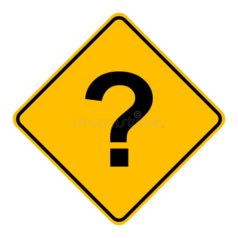 Question Mark and Road Sign Stock Vector - Illustration of traffic ...