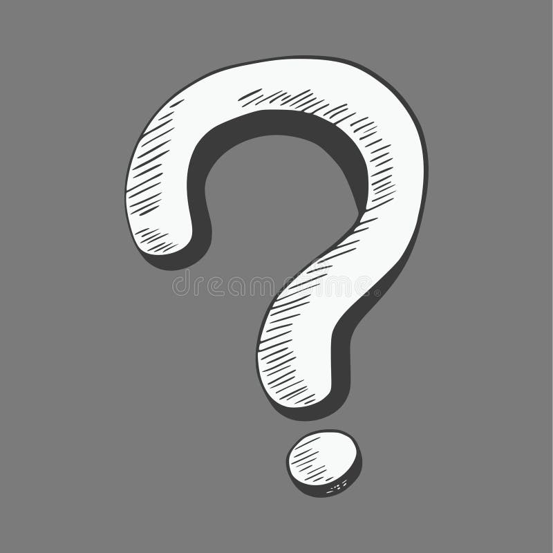 Question mark scribble stock vector. Illustration of help - 350066221