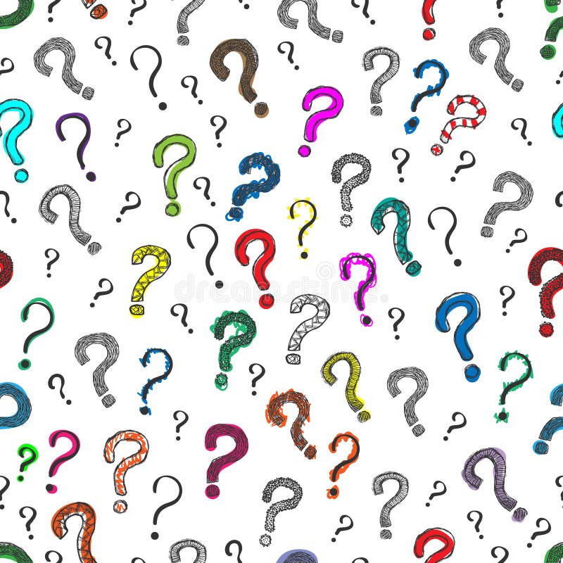 Question Mark Wrapping Paper Stock Illustrations – 358 Question Mark ...