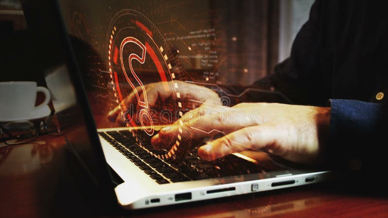 Question Mark Search and Quiz Symbol and Man Typing Keyboard Stock ... Question Mark Search and Quiz Symbol and Man Typing Keyboard Stock ...