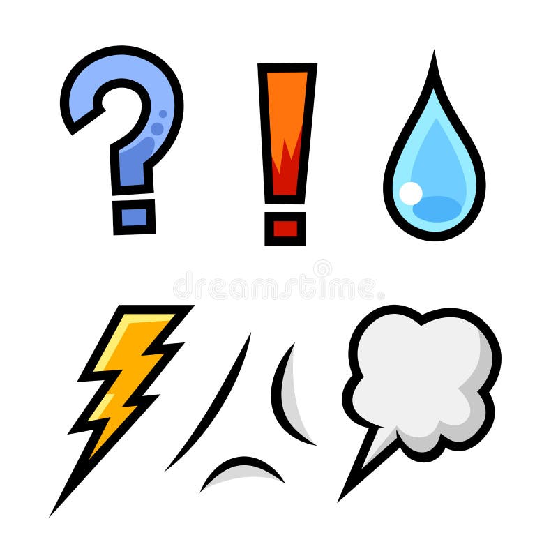 Question Mark Shocked Angry Comics Style Stock Vector - Illustration of ...