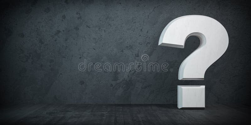 Question Mark Sign on Black Wall Background. FAQ, Idea or Problem ...