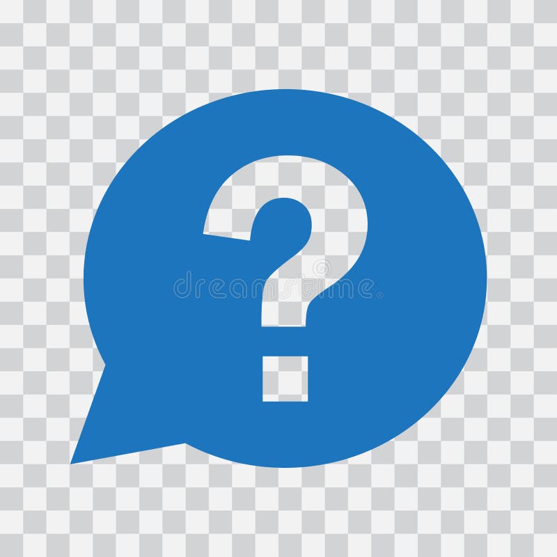 Help Icon. Question Mark Sign on Blue Striped Background Stock ...
