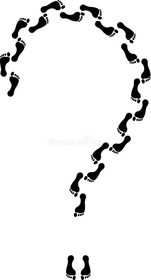 Question Mark Foot Stock Illustrations – 128 Question Mark Foot Stock ...