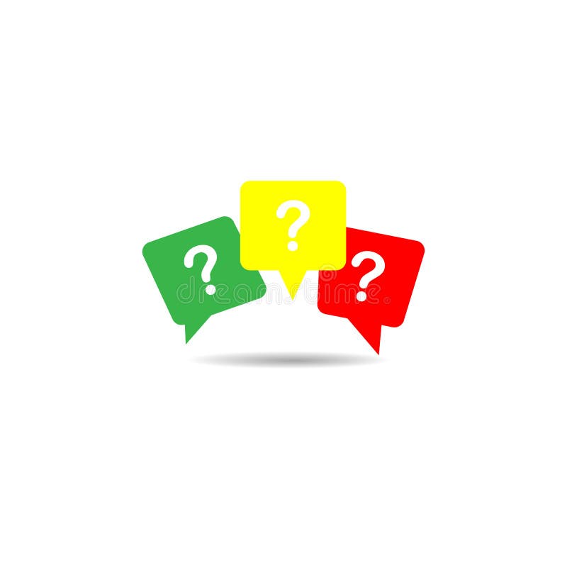 Question Mark Sign Icon. Help Speech Bubble Symbol. FAQ Sign. Vector ...