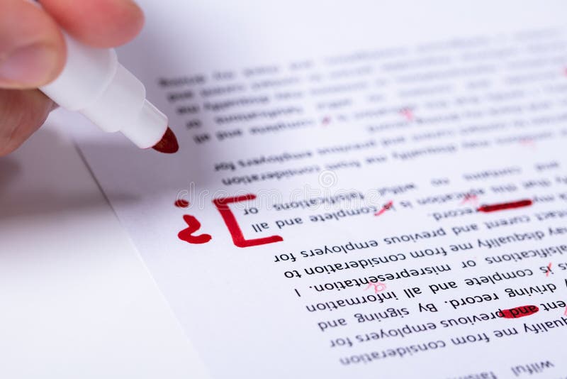 Question Mark Sign on Paper Document with Red Marker Stock Image ...