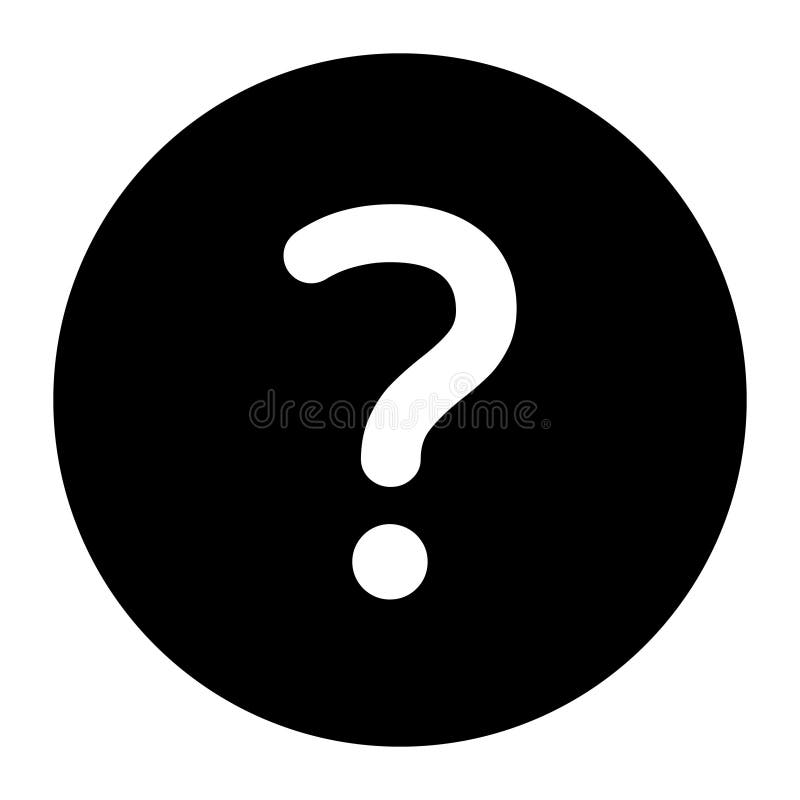 Question Mark Sign Solid Vector in Trendy Style Stock Vector ...