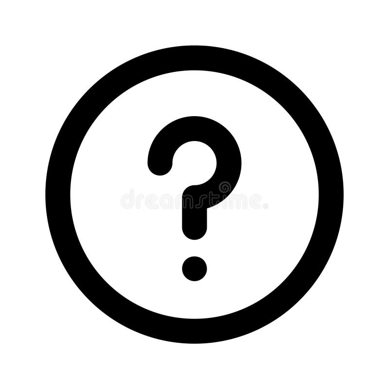 Question Mark Sign Solid Vector in Trendy Style Stock Vector ...
