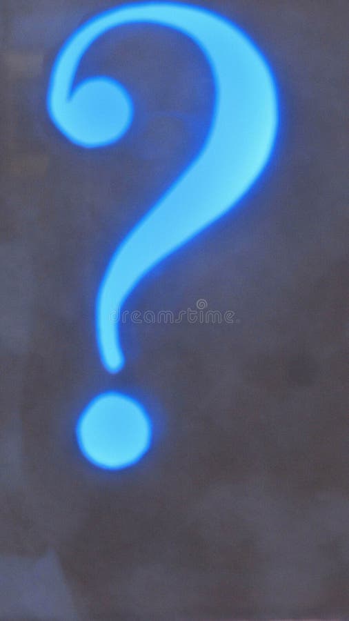 Question Mark Sign, Symbol for Seeking an Answer Stock Image - Image of ...