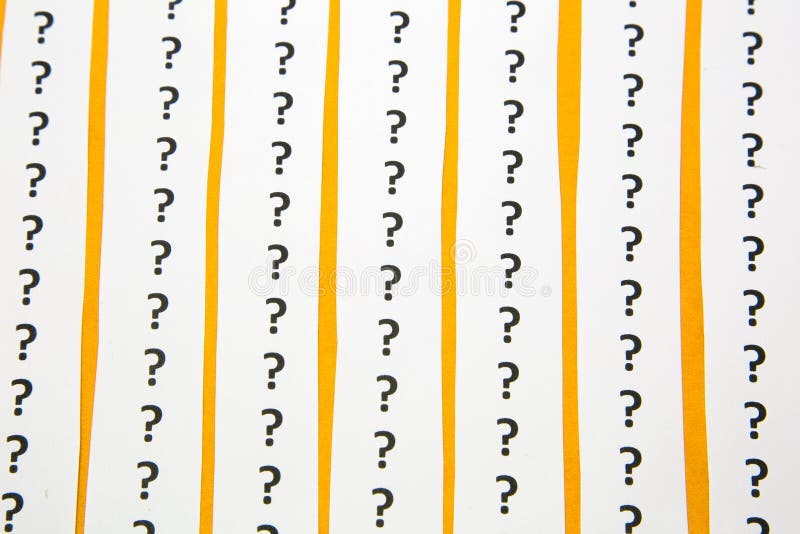Question Mark Signs and Symbols Stock Photo - Image of idea, doubt ...