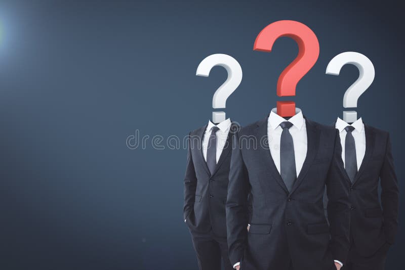 Confusion and Teamwork Concept Stock Image - Image of copyspace, boss ...