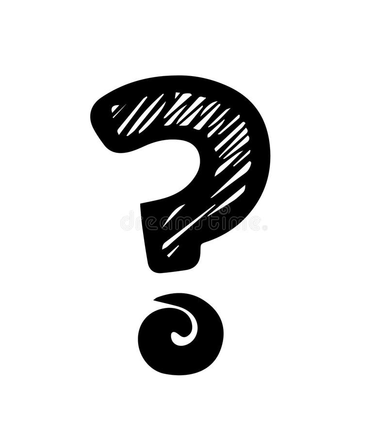 Question Mark Sketch Illustration Stock Illustration - Illustration of ... Question Mark Sketch Illustration Stock Illustration - Illustration of ...