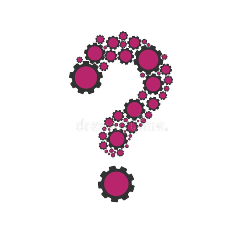 3d Men Symbol Thinking with Question Marks Above Their Heads Over White ...